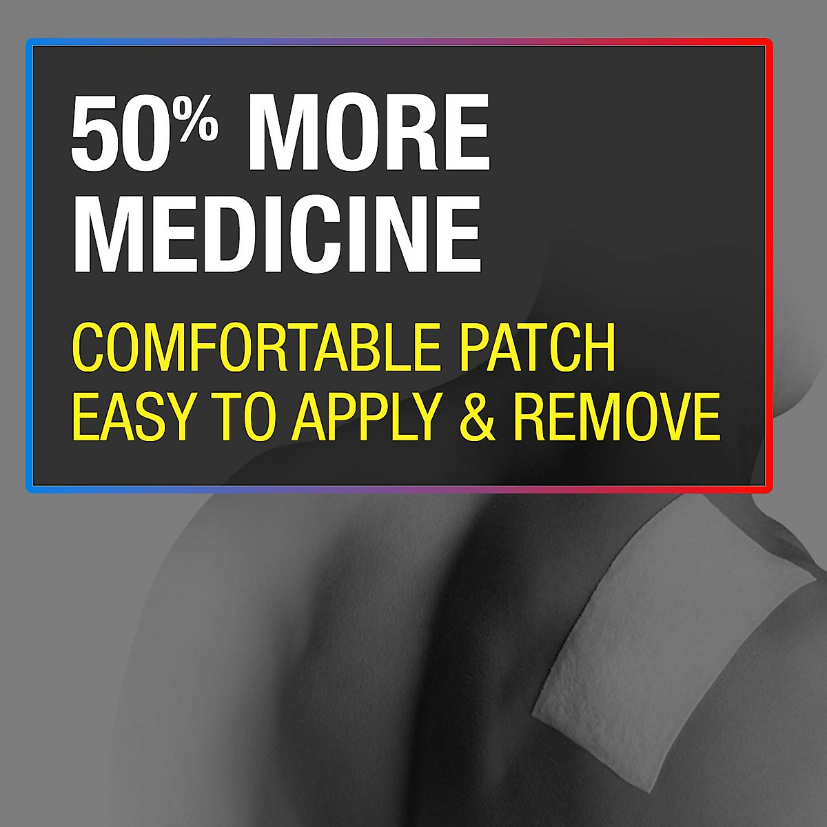 Icy Hot Advanced Large Pain Relief Patch (5 Count) With 7.5% Menthol for Fast Acting Powerful Relief