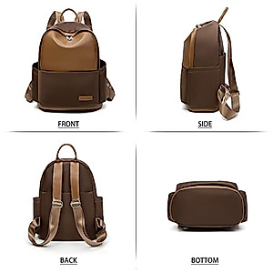 PINCNEL Backpack for Women, Large Designer Fashion Backpack Purse Multiple Pockets Shoulder Bag for Travel and School(Black)