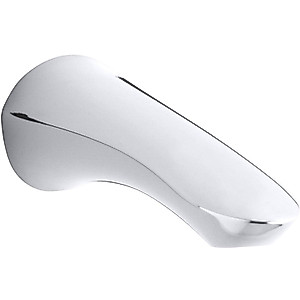 Kohler K-5328-CP Refinia Wall-Mount Non-Diverter Bath Spout, Polished Chrome