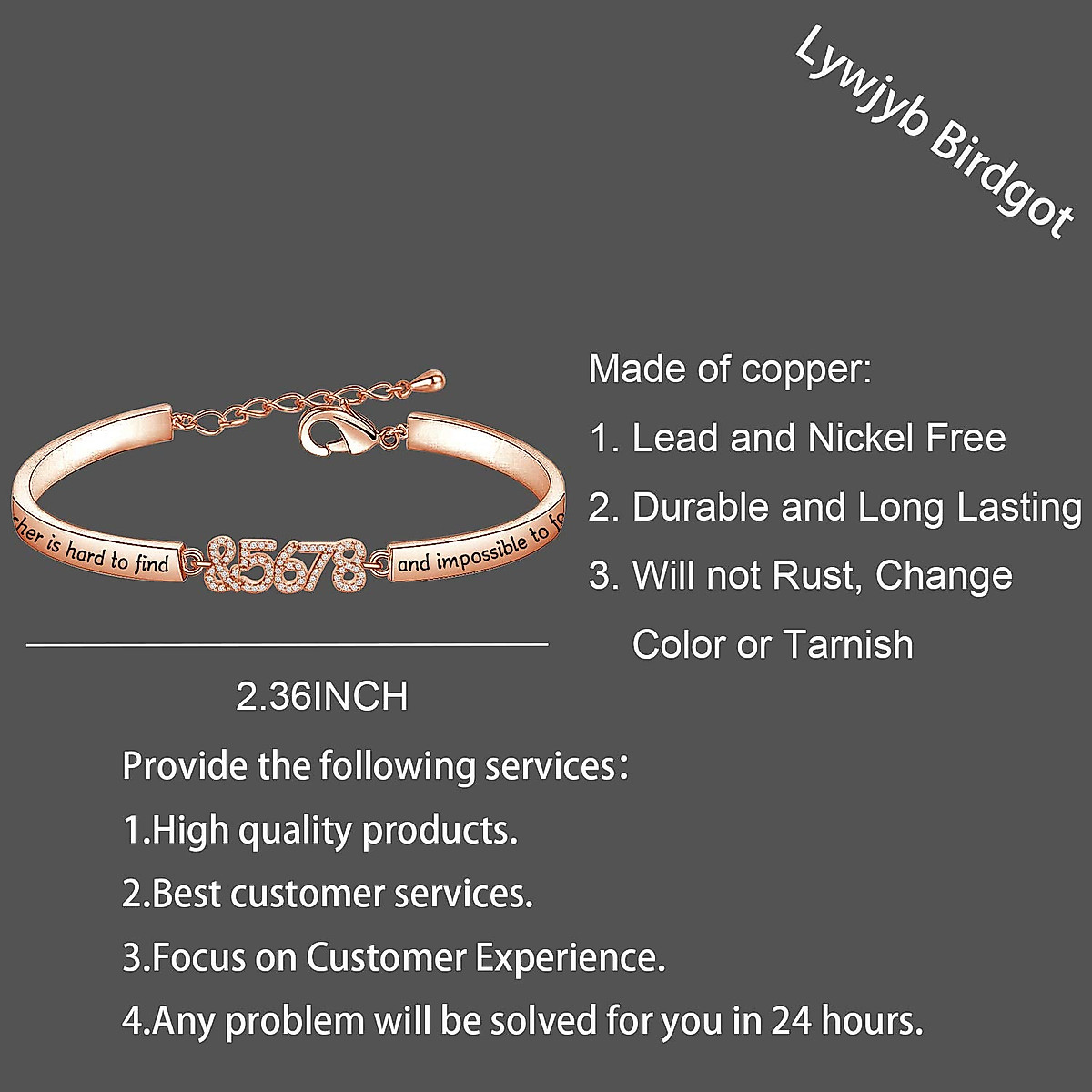 Lywjyb Birdgot Dance Gift Dancing Jewelry Dancer Bracelet Dance Teacher Gift &5678 Dance Teacher Gifts Ballet Bracelet Dancer Gift Ballerina Bracelet Dance Jewelry (5678 br)