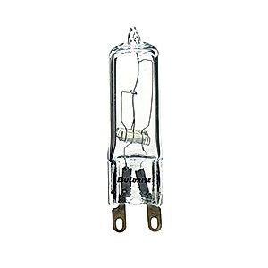 Bulbrite Q40G9CL 120-Volt Halogen JC Type Line Voltage G9 Flat Pin Bulb, 40-Watt - Halogen T4