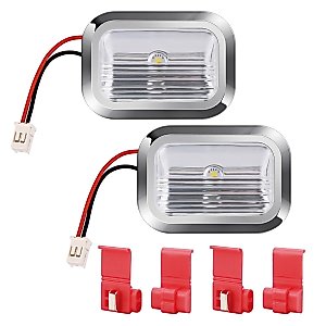 W11462342 Refrigerator LED Light Module Assembly for kitchenaid jenn-air whirlpool Refrigerator Replaces W10908166 W10607479 W10843339 AP6989197 PS16218086 (2 Pack)