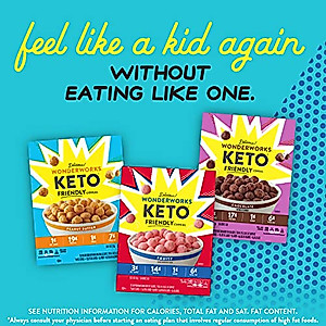 Peanut Butter Wonderworks Keto Friendly Breakfast Cereal, Keto Friendly Snack, 1g sugar, 10.6 oz