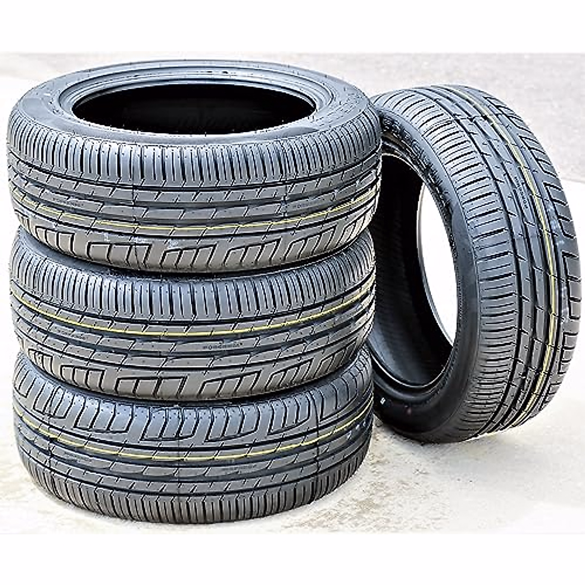 Set of 4 (FOUR) Forceum Octa All-Season Passenger Car High Performance Radial Tires-225/50R18 225/50/18 225/50-18 99W Load Range XL 4-Ply BSW Black Side Wall UTQG 400AA