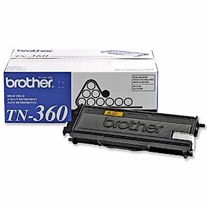 Brother TN360 High Yield Black Toner Cartridge, 4-pack