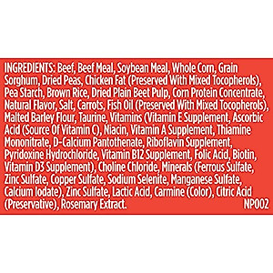 Rachael Ray Nutrish Premium Natural Dry Dog Food, Real Beef, Pea & Brown Rice Recipe, 14 Pounds (Packaging May Vary)