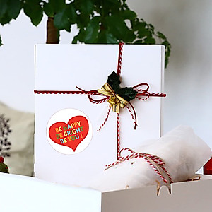 Top label Be Bright Motivational Saying Stickers,Be Happy Be You Inspirational Sealing,Encouraging Self-Adhesive Label for Phone, Scrapbook,Laptops,Water Bottle,Gift,1.5 Inch,500 Pcs Per Pack.