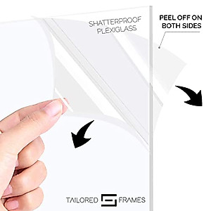 Tailored Frames Picture, Frame 50x40cm for 40x30cm, Black Mounts