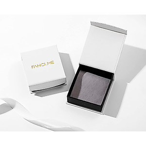 FANCIME White Gold Plated 925 Sterling Silver Round Cubic Zirconia CZ Wedding Bridal Prom Tennis Bracelet For Women Girls, 19cm