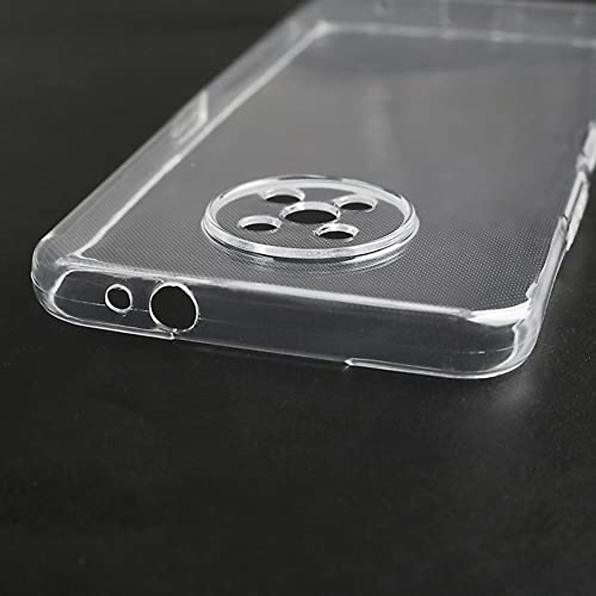 Ytaland for Nokia G50 5G Case, with 2 x Tempered Glass Screen Protector. Crystal Clear Silicone Shockproof TPU Bumper Protective Phone Case Cover