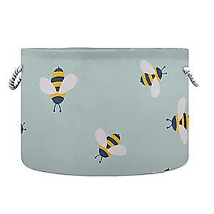 xigua Cotton Rope Basket Bee Baby Laundry Basket Blanket Kids Toy Storage Basket Glove Box