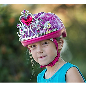 Disney Princess 3D Tiara Child Bike Helmet, Pink by Bell