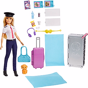 Barbie Dreamplane Transforming Playset with Doll and 15+ Travel-Themed Pieces