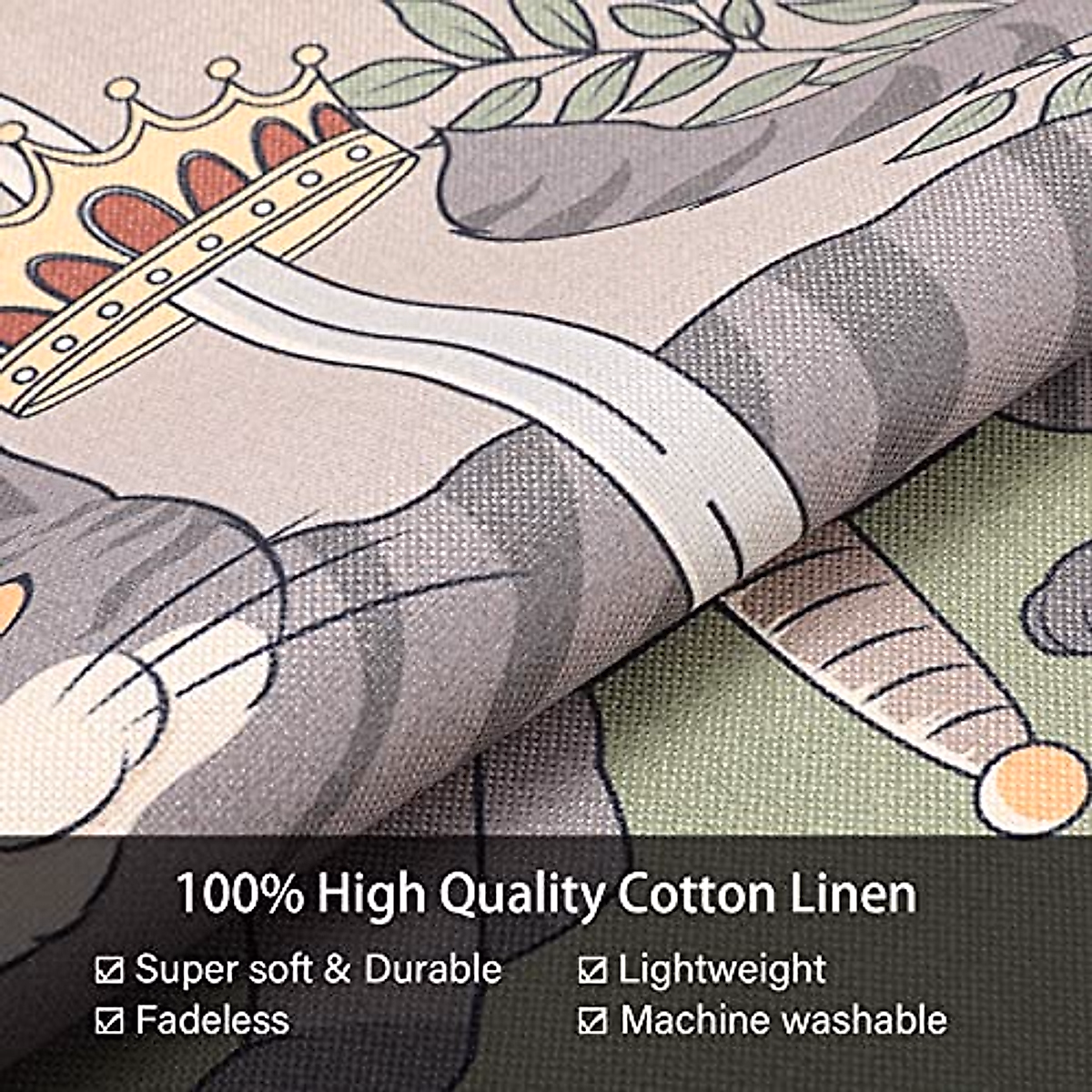 Lourny 3 Pcs Small Tarot Tapestry Wall Hanging Cute Animal Cartoon Cat Tapestries Decor for Bedroom Living Room(Swords, 12 x 16 inches)