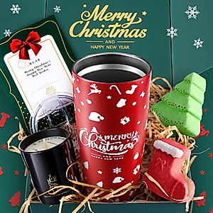 Gifts for Women Christmas, Birthday Gifts for Women - Best Friend Sister Wife Mom Grandma Coworker Boss Teacher Nurse, Christmas Stocking Stuffers for Women, Xmas Tumbler Presents Set