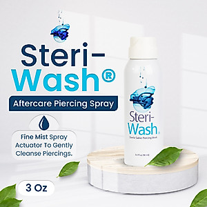 STERI - WASH Aftercare Piercing Spray 8 Oz