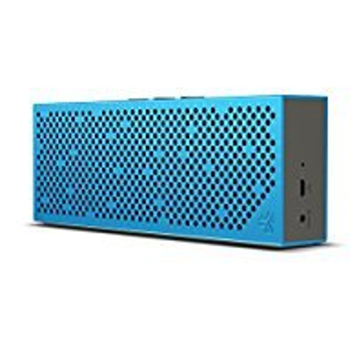 JLab Crasher Slim Wireless Bluetooth Speaker | Multi-Room Party Stereo | Bluetooth 2.1 | 18 Hour Battery Life | Water Resistant & Dust Resistant| USB + AUX Backup Available | Blue