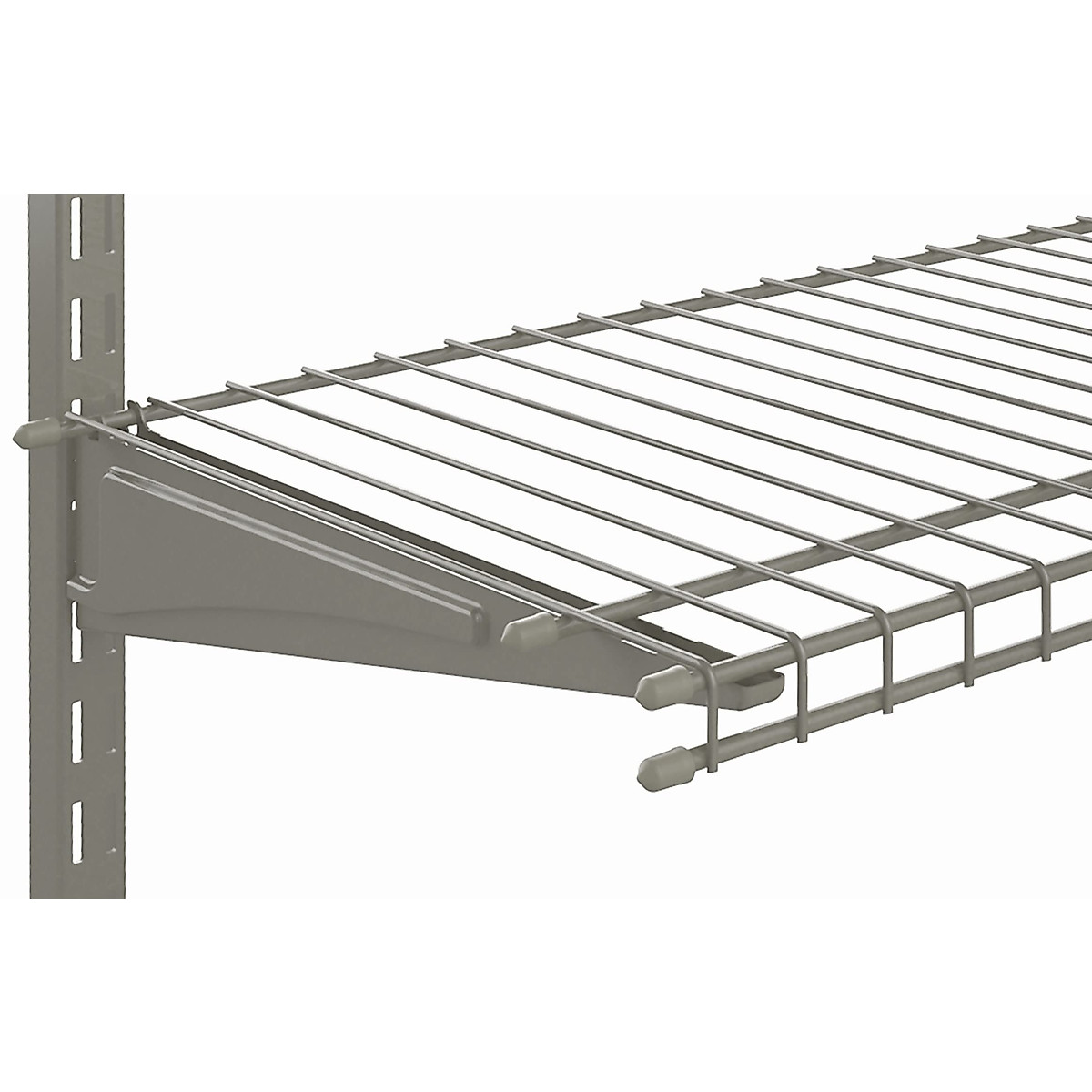 ClosetMaid Wire Shelf End Caps, 20-Pack, for Ventilated Wire Shelving with Nickel Finish, Small Size for 4 Gauge Wire