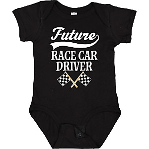 inktastic Future Race Car Driver Racing Baby Bodysuit 6 Months 0040 Black 2bf79