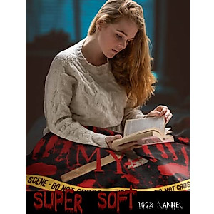 InnoBeta Serial Killer Gifts, Serial Killer Blanket, This is My Serial Killer Documentaries Watching Blanket, Gift for True Crime Lovers, Women, Men, Soft Throw Blanket 50"x65"