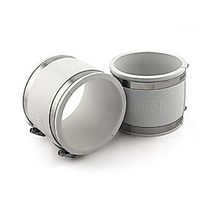 RadonAway RP145c Radon Fan + 4x4 White Fan Installation Kit + Mounting Bracket