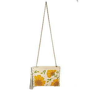 Mary Frances Petal Pusher Crossbody Handbag