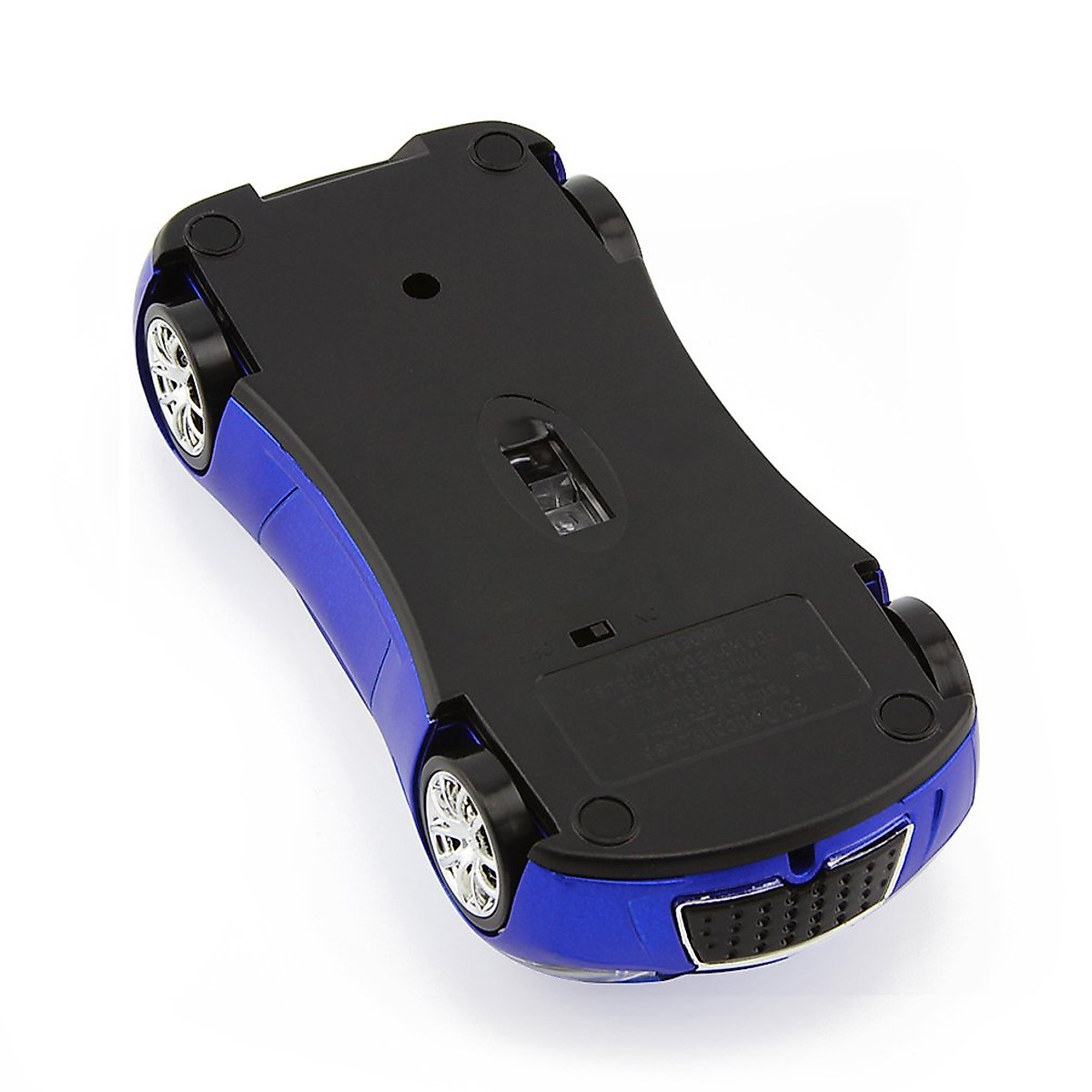Sport Car Shape Mouse 2.4GHz Wireless Optical Gaming Mice 3 Buttons DPI 1600 Mouse for PC Laptop Computer (Blue)