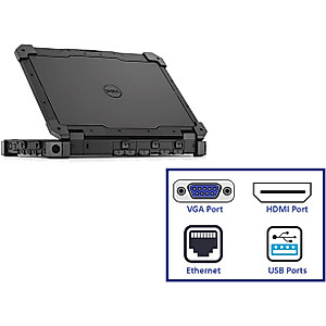 Dell Latitude Rugged 7214 HD 2 in 1 Laptop Notebook Touch Screen Convertible Tablet (Intel Quad Core i7-6600U, 8GB Ram, 256GB Solid State SSD, HDMI, Camera, WiFi) Win 10 Pro (Renewed)