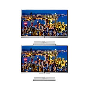 HP EliteDisplay E233 23 Inch IPS LED Backlit Monitor 2-Pack, FHD 1920 x 1080 (1FH46A8#ABA)