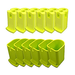 Ryobi 18V Cordless Tool & Battery Mounts Hangers Holders Brackets - 12 Pack - 6 Tool + 6 Battery Mounts