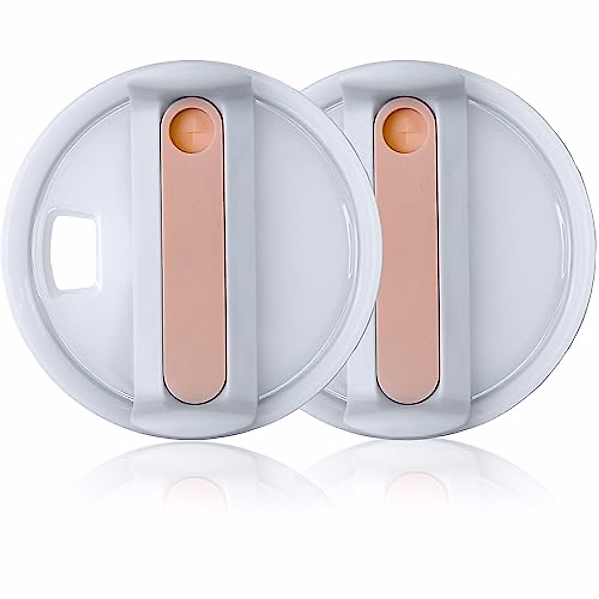 40oz Tumbler Lid for Stanley, Spill Proof Splash Resistant Tumbler Covers,Replacement cover for Stanley Cup Accessory(2 pack) (40oz, Pink)