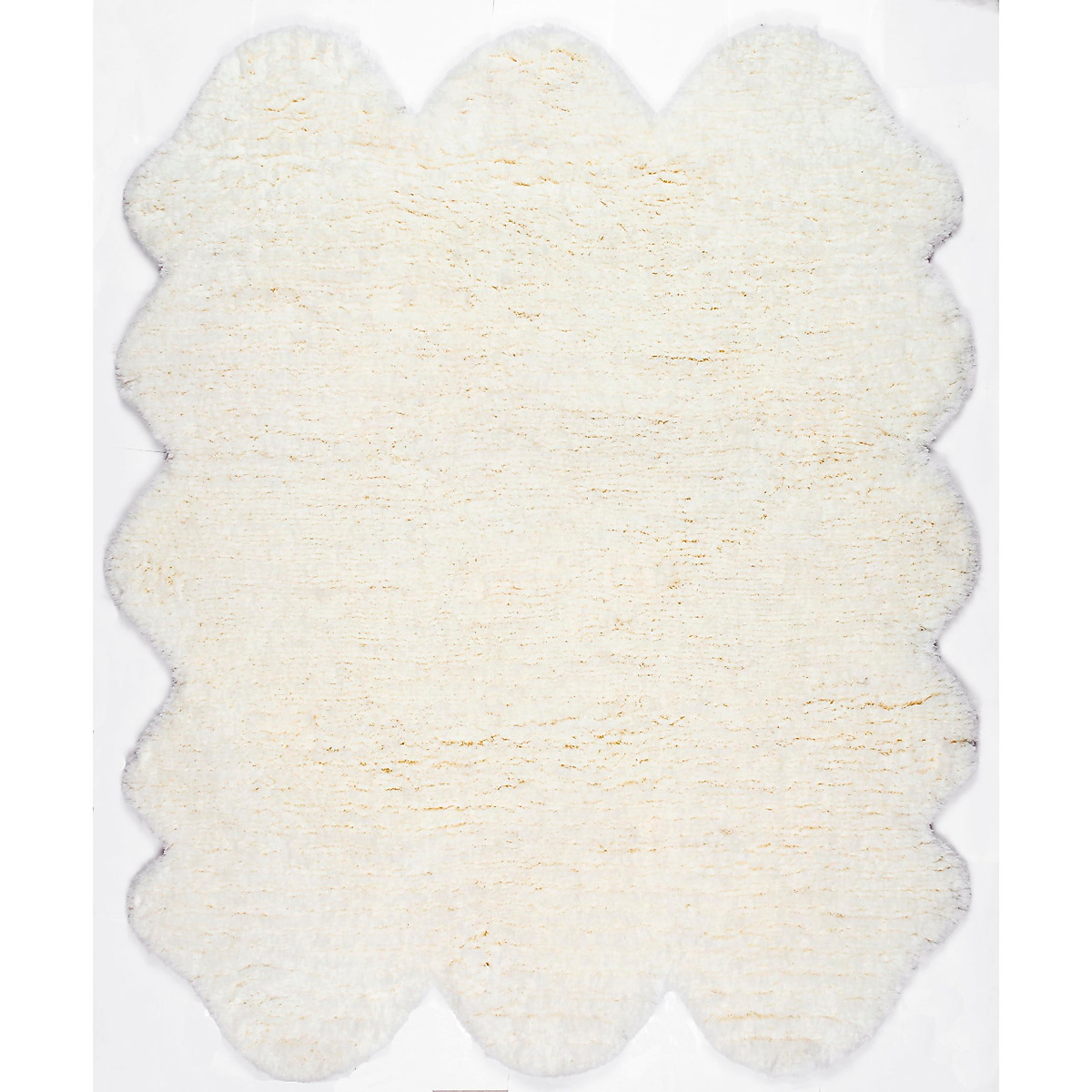 nuLOOM Sheepskin Sexto Pelt Shag Area Rug, 4' 9" x 6', Natural