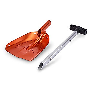 Abaodam Aluminum Snow Shovel Anti- Rust Explosion Proof Ice Scraper Snow Remover for Road Garden