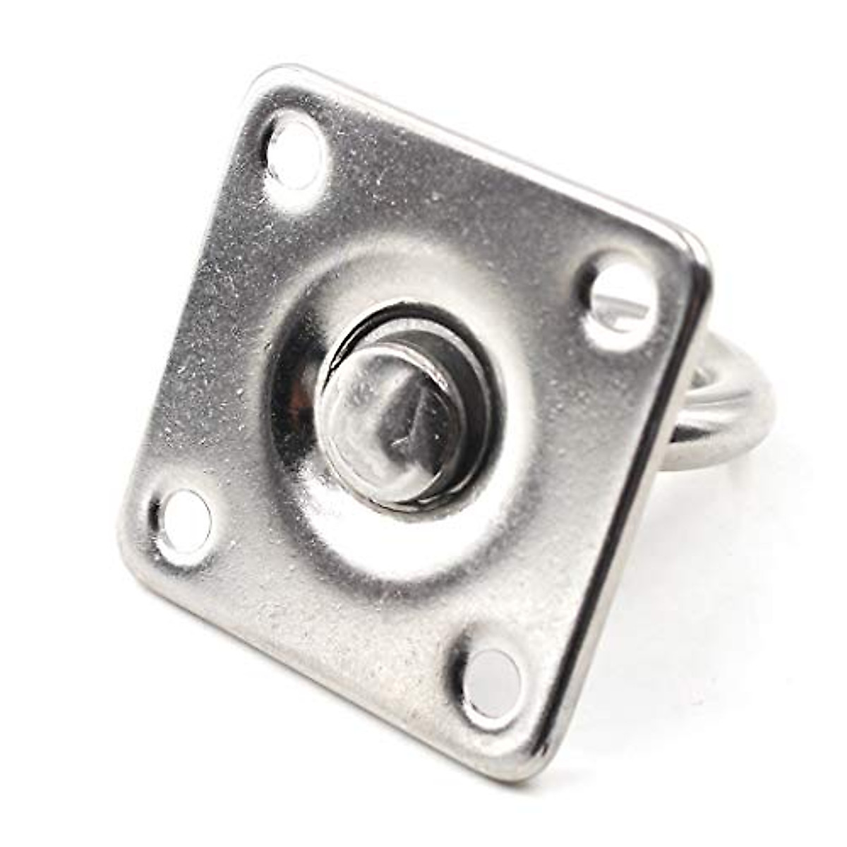 M5 Swivel Ceiling Mount Hook Heavy Duty 304 Stainless Steel for Yoga Swing Boat Rigging Marine Deck Hardware(4PCS)