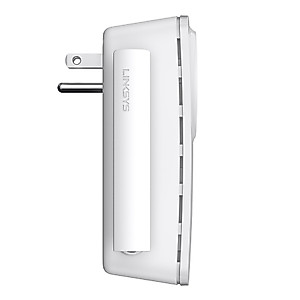 Linksys RE6700: AC1200 Amplify Cross-Band Wi-Fi Extender, Wireless Range Booster, Gigabit Ethernet Port, Spot-Finder Technology (White)