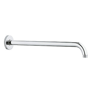 GROHE 28540000 Rainshower 15-Inch Fixed Shower Arm, Starlight Chrome