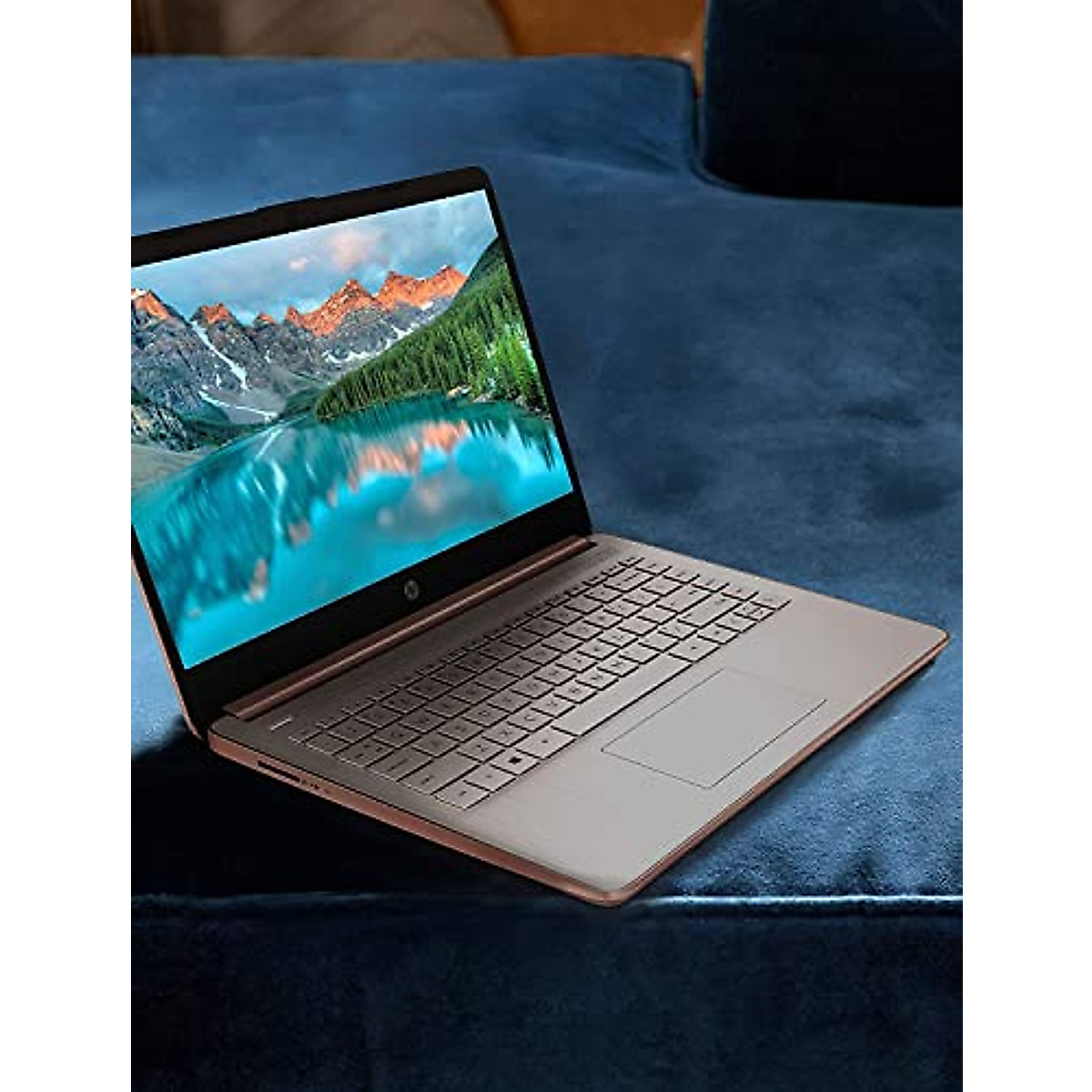 HP 14 Laptop, AMD 3000 Series Processor, 32GB RAM, 1TB Storage, 14-inch Micro-Edge HD Display, Long Battery Life, Webcam, Thin & Portable, Windows 10 + One Year of Office365, Rose Gold