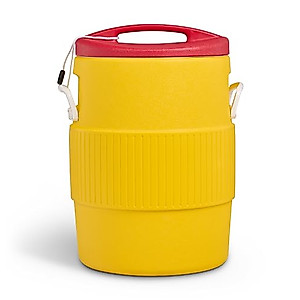 Igloo 400 Series Water Cooler, 10 gal, 16 Dia x 23.5 h, Red
