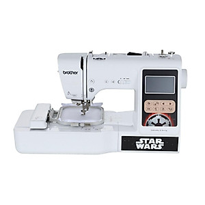 Brother Sewing and Embroidery Machine, 4 Star Wars Faceplates, 10 Downloadable Star Wars Designs, 80 Designs, 103 Built-In...