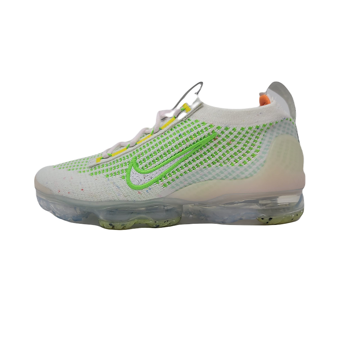 Nike Women's Air Vapormax 2021 Flyknit Shoes, White/White Pearl Pink-Sail, 8.5 M US