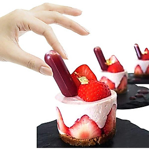 100PCS 4ml Mini Squeeze Cupcakes Pipettes Clear Plastic Transfer Liquid Dropper Pipettes for Strawberries. Cupcakes, Ice Cream and Chocolate, Kitchen Party Supplies