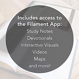 Tyndale NLT Filament Bible (Hardcover Cloth, Midnight Blue): Premium Bible with Access to Filament Bible App, Mobile Access to Study Notes, Devotionals, Video and More