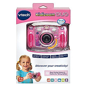 VTech Kidizoom Duo Selfie Camera, Amazon Exclusive, Pink