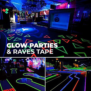 WOD GTC12 Gaffer Tape, Black Low Gloss Finish Film, 1/2 inch x 60 ft. Residue Free, Non Reflective Cloth Fabric, Secure Cords, Water Resistant, Photography, Filming Backdrop, Production