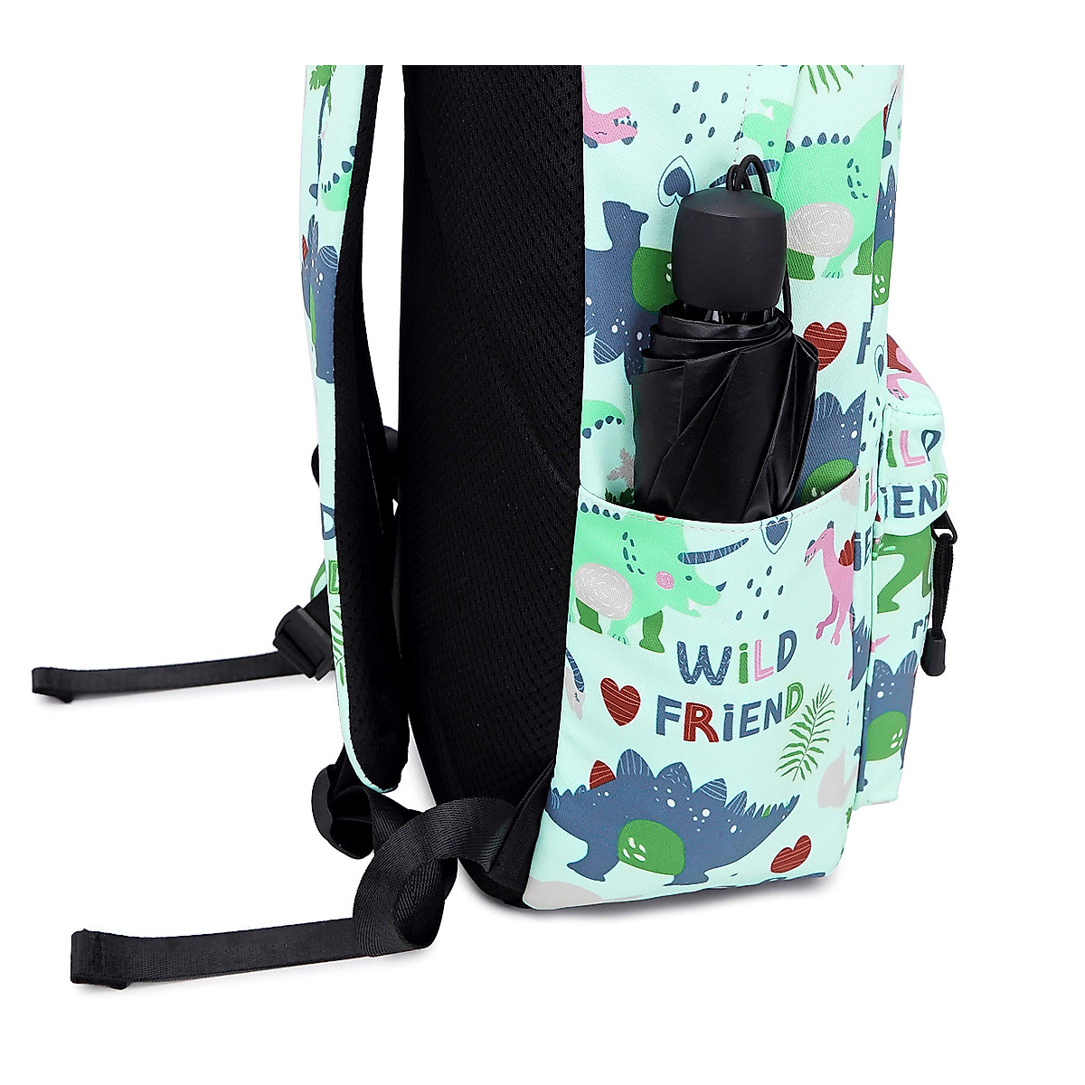 Acmebon Fashion Roomy Cute Backpacks for Teen Girl Children Lightweight School Bookbag Dinosaur