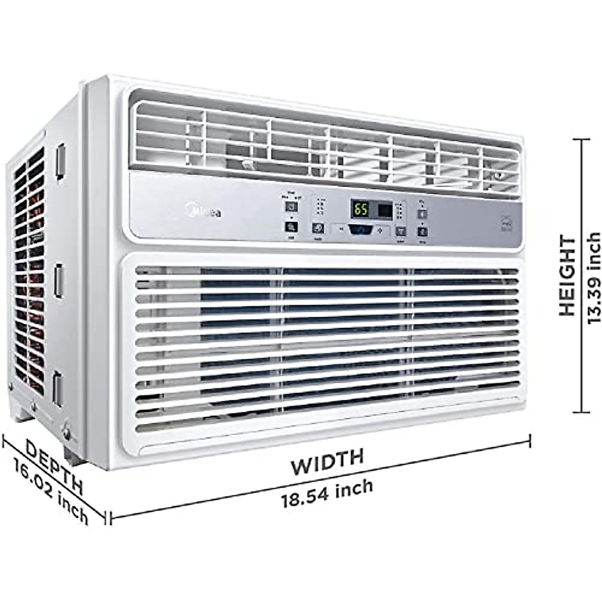 Midea 6,000 BTU EasyCool Window Air Conditioner, Dehumidifier and Fan - Cool, Circulate and Dehumidify up to 250 Sq. Ft., Reusable Filter, Remote Control