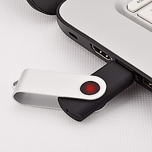 Custom Logo USB Flash Drives Thumb Drives Logo Personalized Flash Drive USB Drive Memory Stick Key Credit USB Drive - Bulk Flash Drives,Black(2 GB, 100 Pieces)