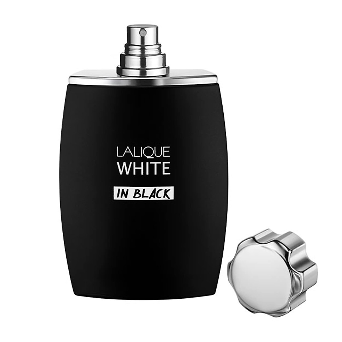 Lalique Lalique White in Black 125ml EDP, Black, White in Black, 4.4 fl. oz.