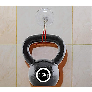 Hufopik Suction Cup Hooks 2 Inches Suction Cups with Hooks Suction Cup Hook for Window Glass Wall (8 Packs)