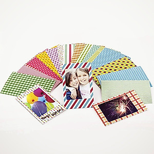 Fuji Instax Mini Instant Film 40 Shots with Bonus 20 Decorative Skin Stick-on Stickers for Fuji Instax Mini 8 and SP-1